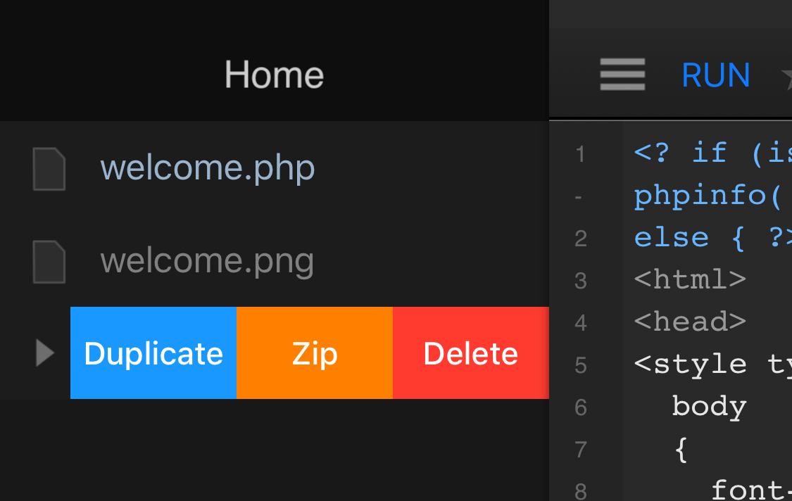 DraftCode - PHP for ipadOS, iOS and Apple Silicon - Help